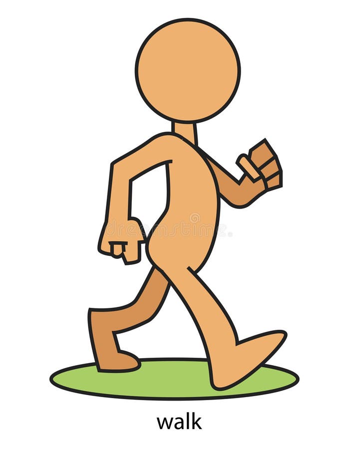 Walking Cartoon