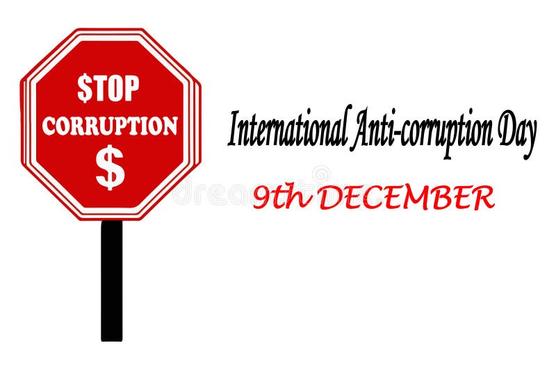 International Anti-corruption Day 3 Stock Vector - Illustration of ...