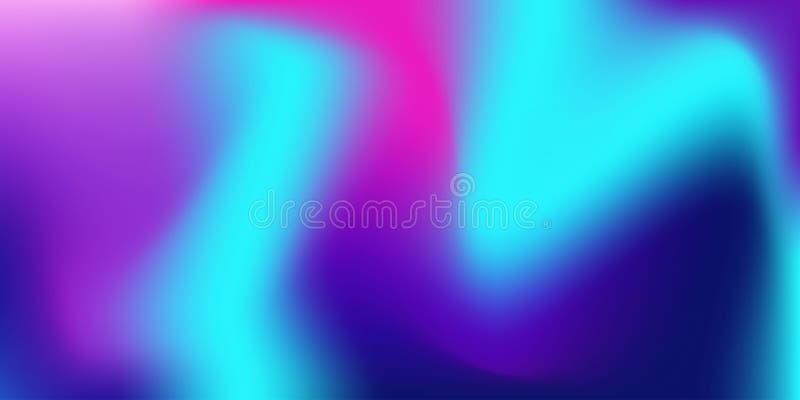 Holo Lights. Blue Purple Hologram Dreamy Background. Rainbow Iridescent ...