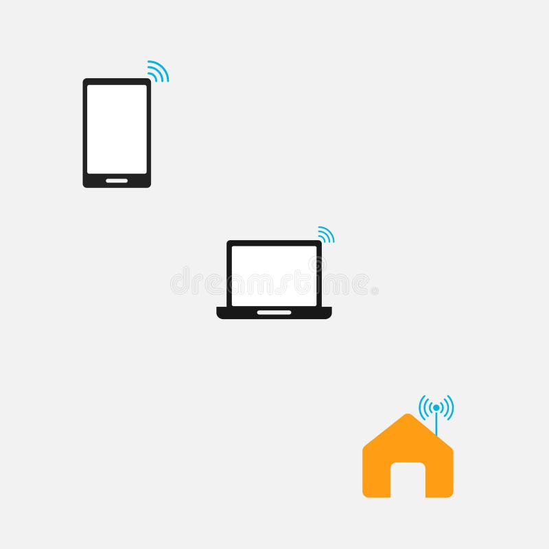 Signals Wifi Tower Icon Around Design Stock Illustration - Illustration ...