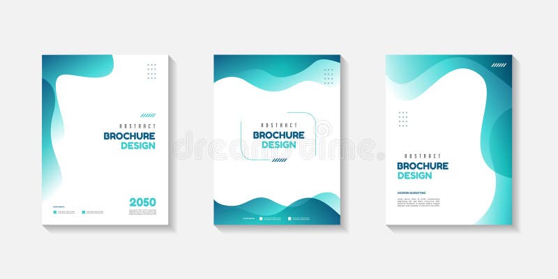Set Modern Annual Report Cover Book Template Design. Covers Modern ...