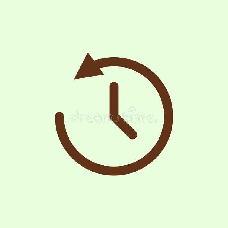 Time Icon. Clock Icon. Time Icon on Background for Graphic and Web ...