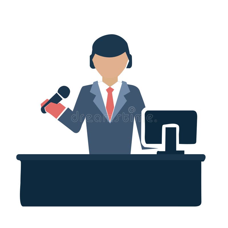 Business Man Using Laptop Illustration Stock Illustration ...