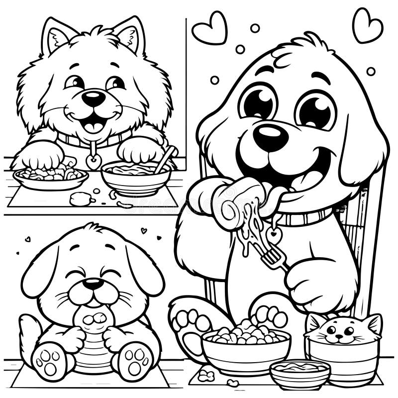 Pasta Coloring Page Stock Photos - Free & Royalty-Free Stock Photos ...
