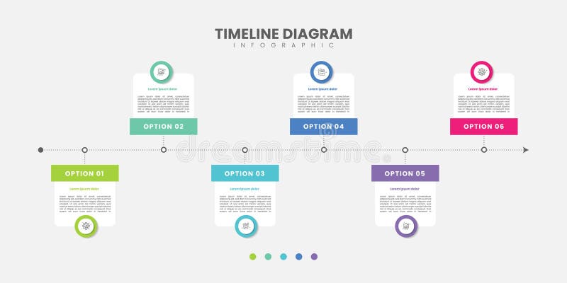 Infographic 4 Step Timeline Journey, Calendar Flat Simple Infographics ...