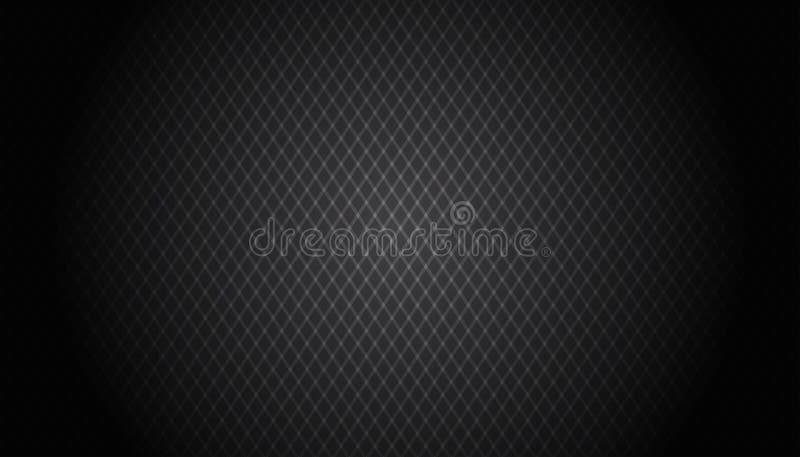 Dark Abstract Diamond Line Texture Background. Black Geometric Grid ...