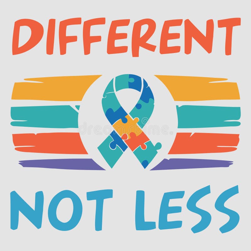 The Phrase Different Not less in Bold and Eye Catching Typography with ...