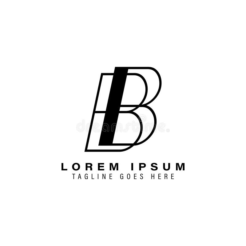 Letter B Thin Line Logo. Alphabet B Invitation Card Icon Stock ...