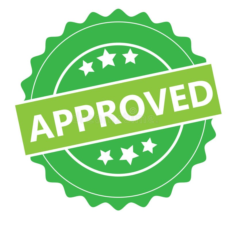 Green "APPROVED" Stamp Vector – Official Seal with Stars, Jagged Edge ...