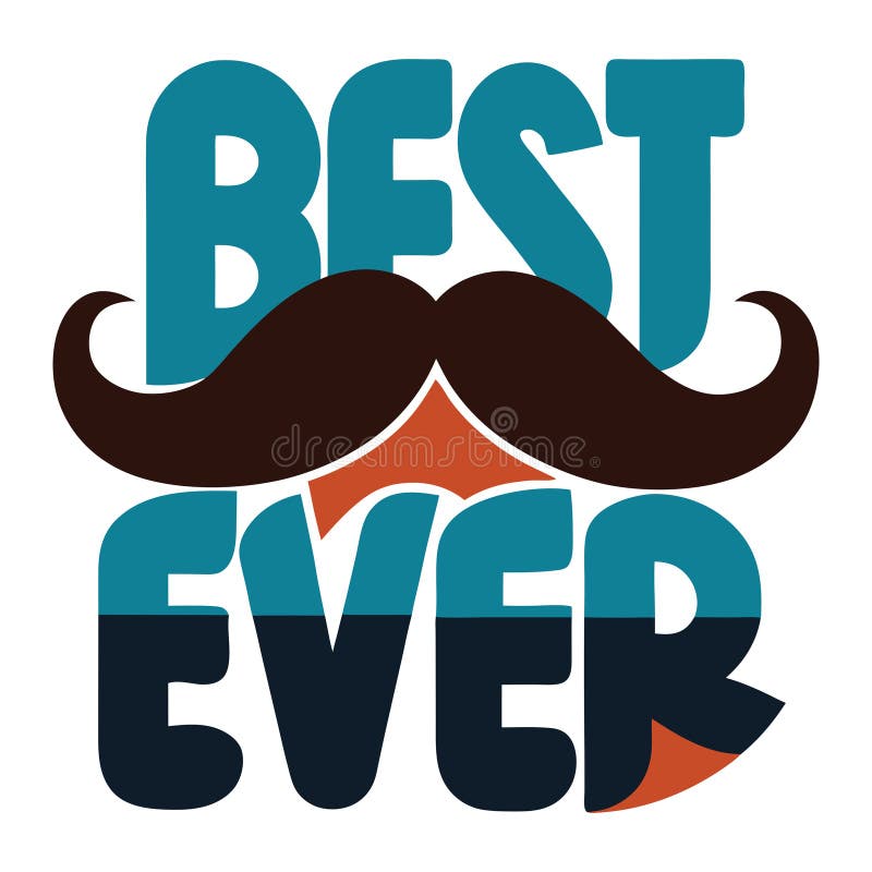 FathersDay Bold Typography Saying Best Dad Ever Typography Shirt Design ...