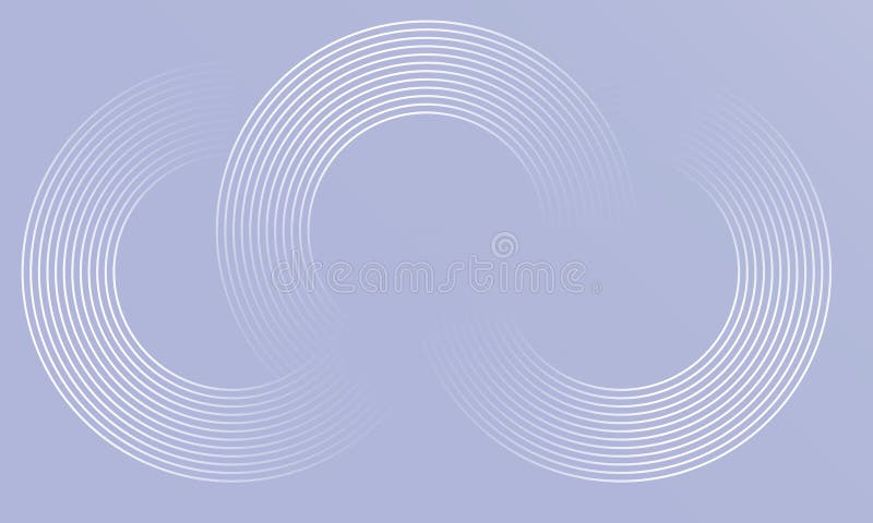 Abstract White Glowing Geometric Lines. Circle Lines Pattern Stock ...