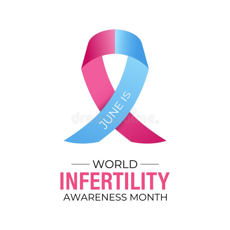 World Infertility Awareness Month is June. Realistic Ribbon Stock ...