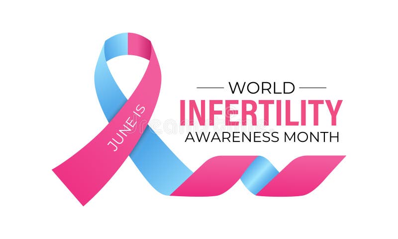 World Infertility Awareness Month is June. Realistic Ribbon Stock ...