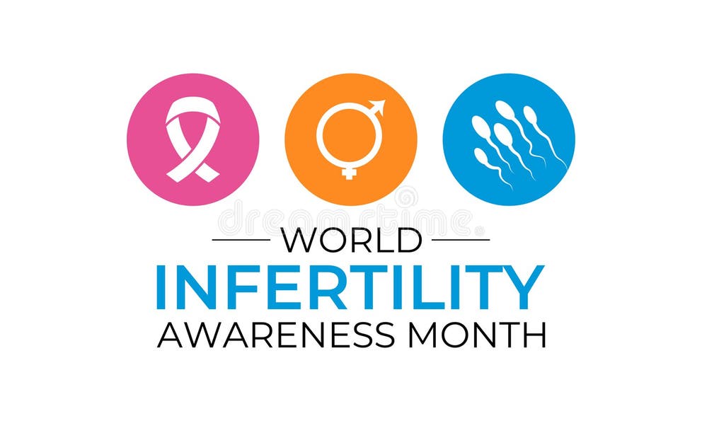 World Infertility Awareness Month is June. Realistic Ribbon Stock ...