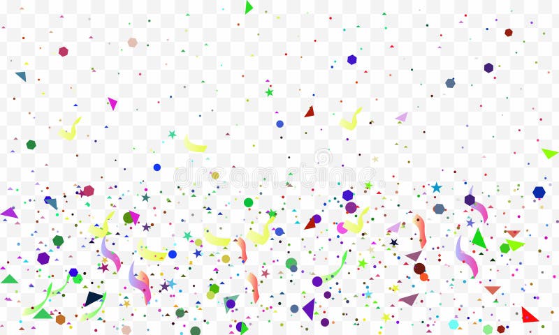 Confetti Seamless Pattern. Confetti Images Stock Vector - Illustration ...
