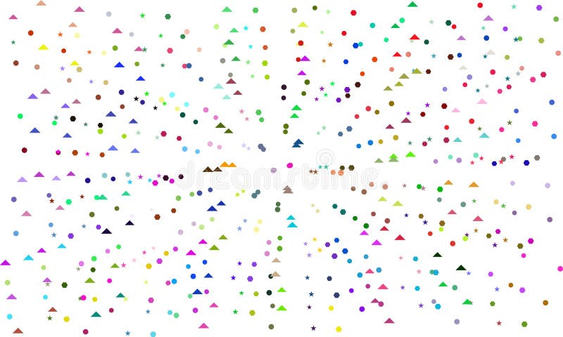 Confetti Seamless Pattern. Confetti Images Stock Vector - Illustration ...