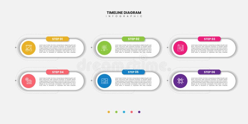 Steps Infographics Design Template. Graph, Pie Chart, Workflow Layout ...