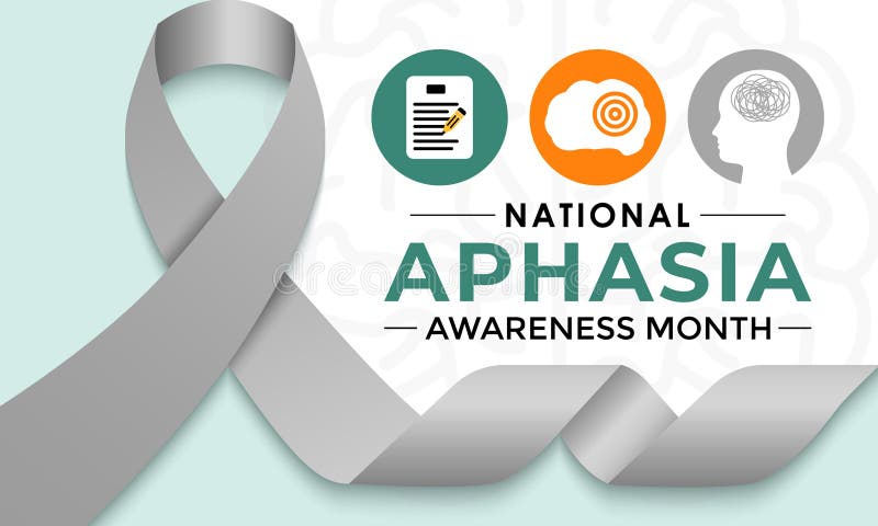 National Aphasia Awareness Month is Observed Every Year in June. Stock ...
