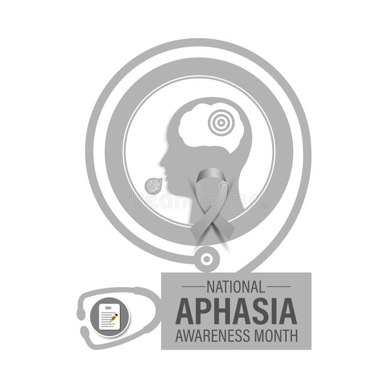 National Aphasia Awareness Month is Observed Every Year in June. Stock ...