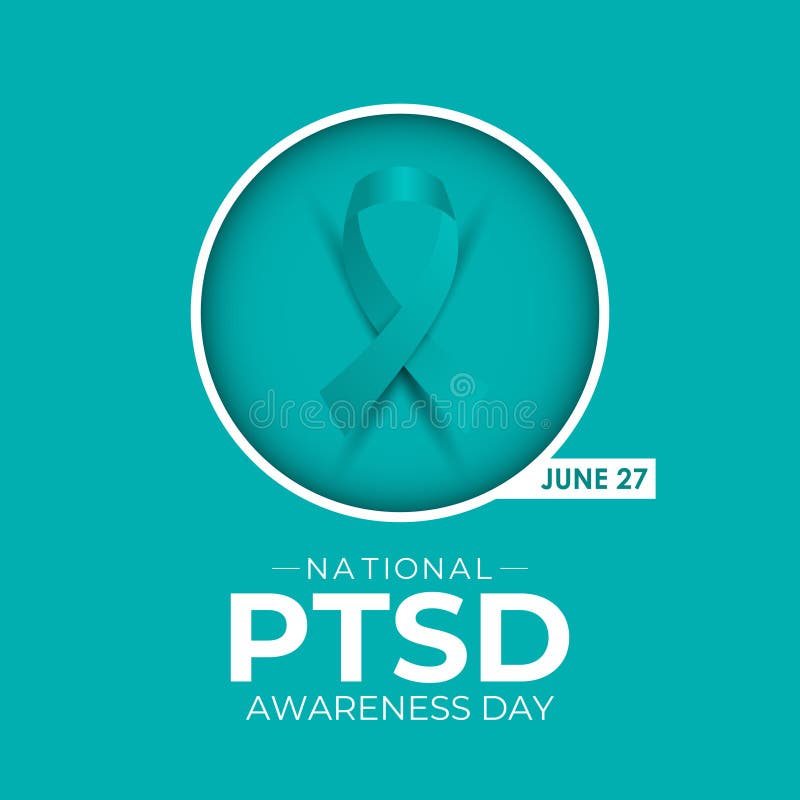 National PTSD Awareness Day is June 27. Health Awareness Vector Stock ...
