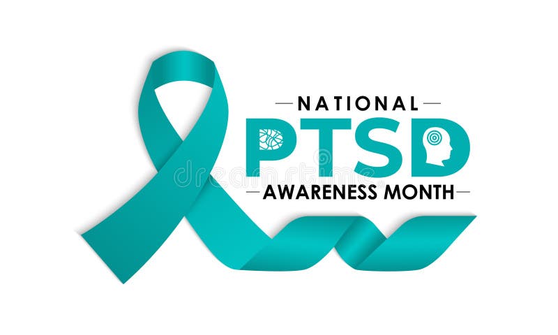 National PTSD Awareness Month is June. Health Awareness Vector ...