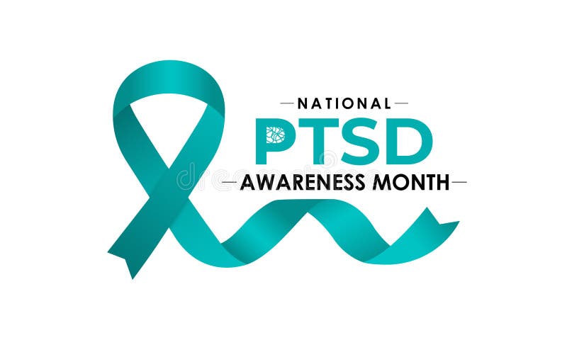 National PTSD Awareness Month is June. Health Awareness Vector ...