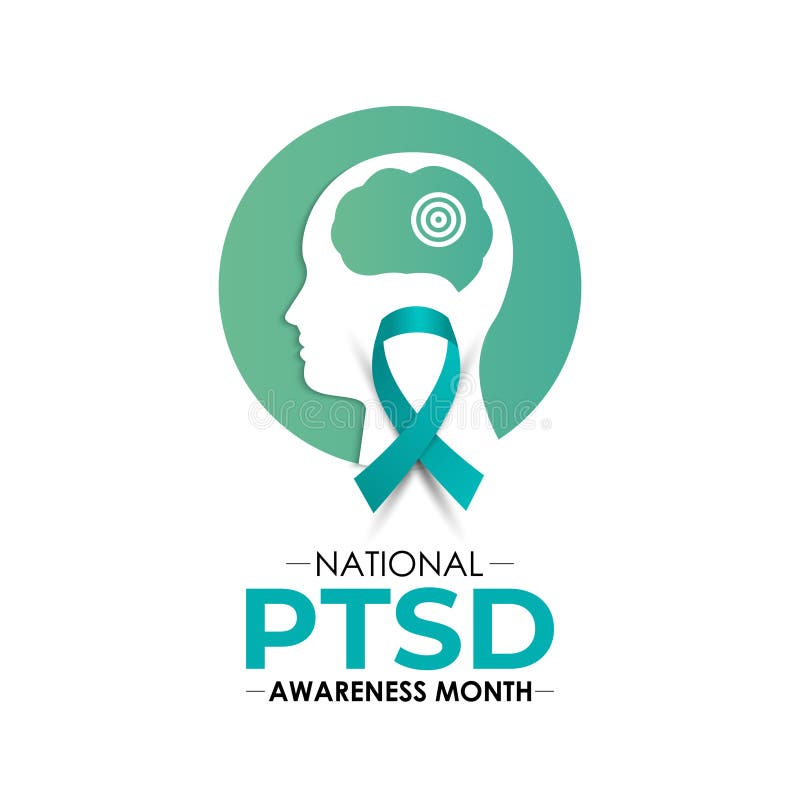 PTSD Awareness Month Observed in June, Featuring a Teal Awareness ...