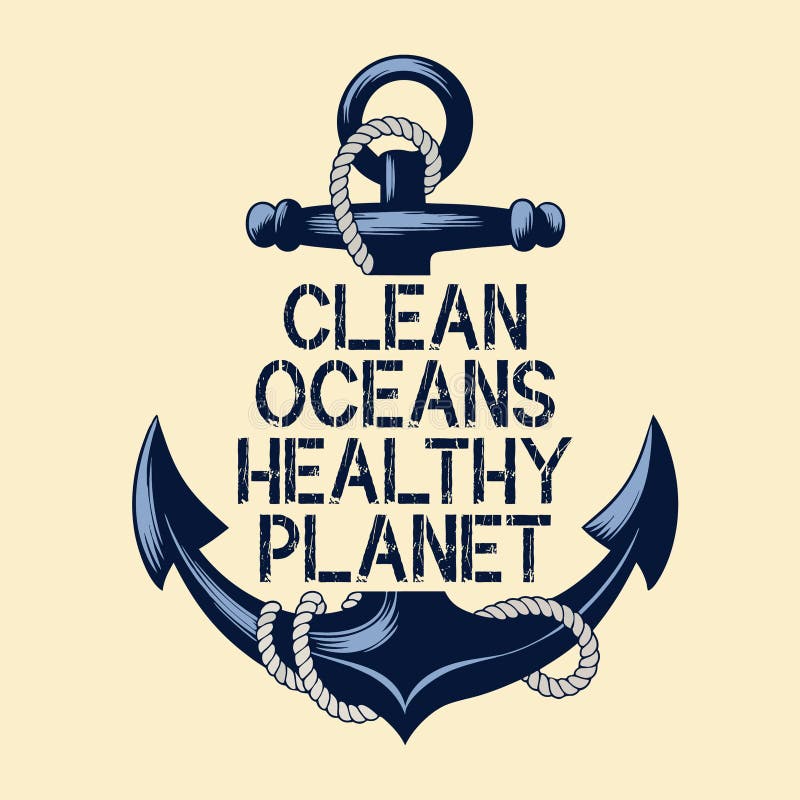A Bold Graphic of Nautical Anchor in Strength and Stability with the ...