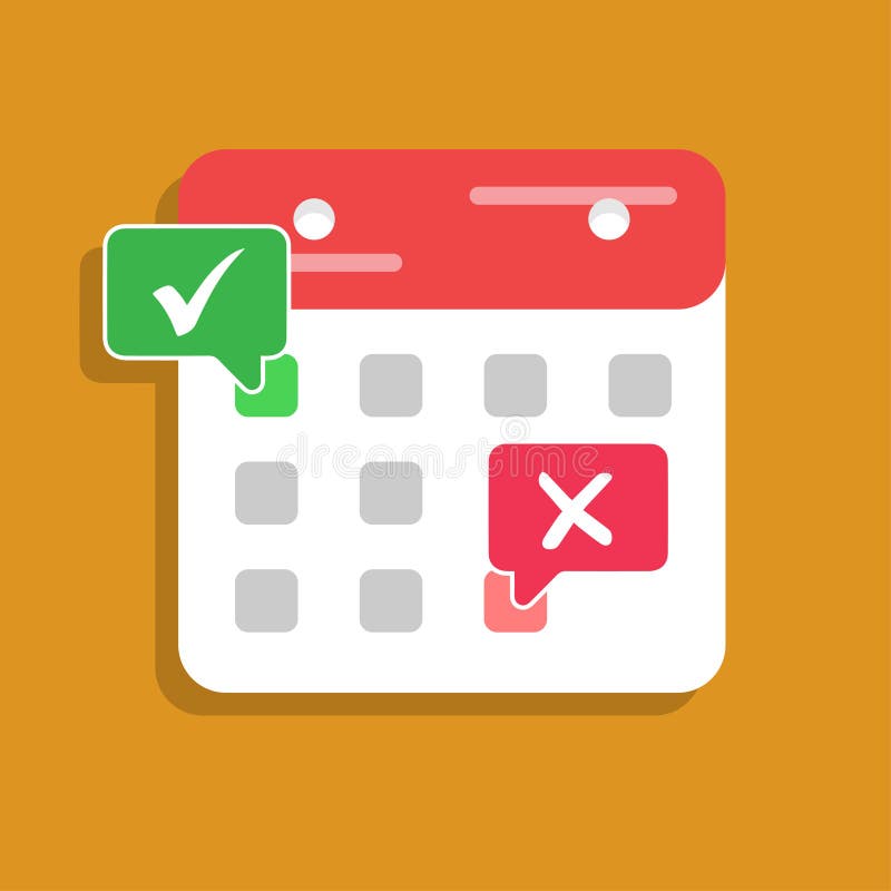 Calendar Deadline Check Notice or Event Reminder Notification Icon ...