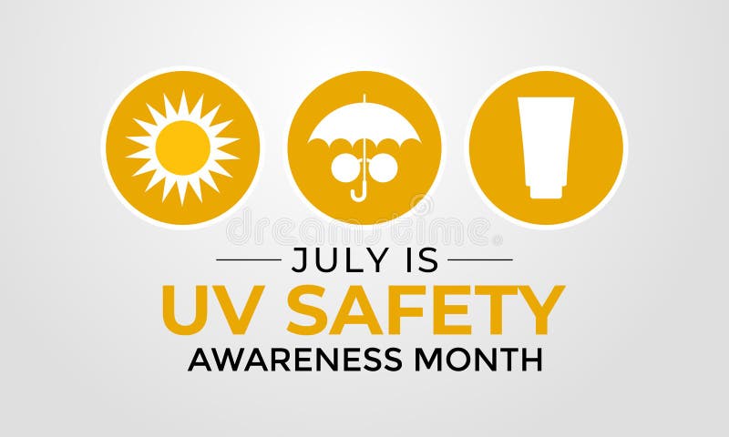 UV Safety Awareness Month, Vector Illustration Stock Vector ...