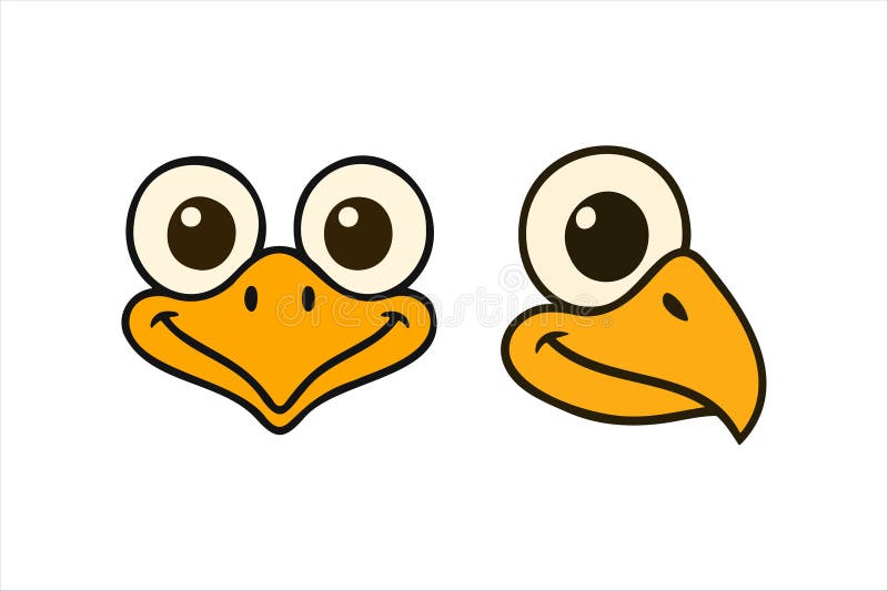 Set of Cartoon Turkey Face Vector Illustration Art Stock Vector ...