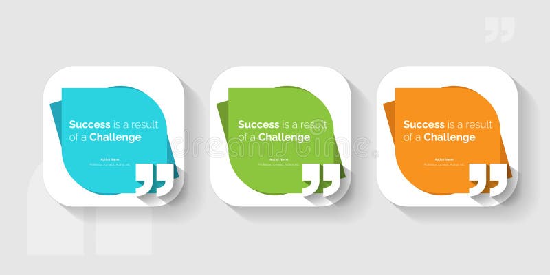 Set Bubble Testimonial Banner, Quote, Infographic. Social Media Post ...