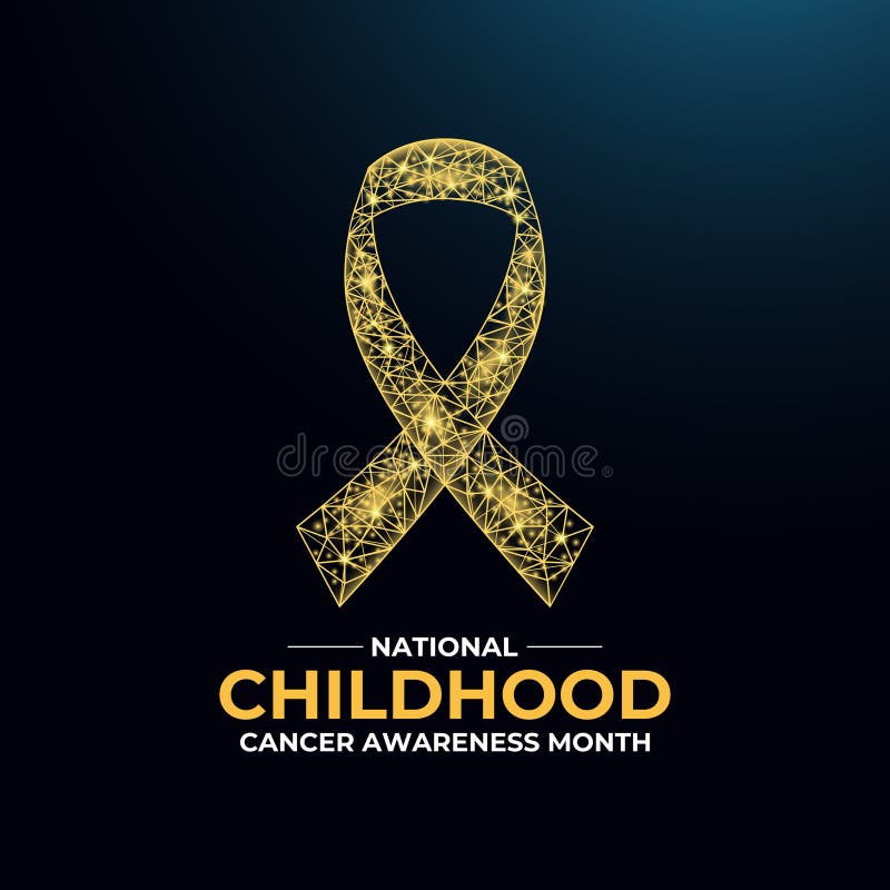 Childhood Cancer Awareness Month. Child Icon Vector Stock Vector ...
