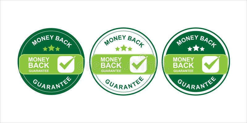 Refund Guarantee Badges for Secure Purchases and Customer Assurance ...