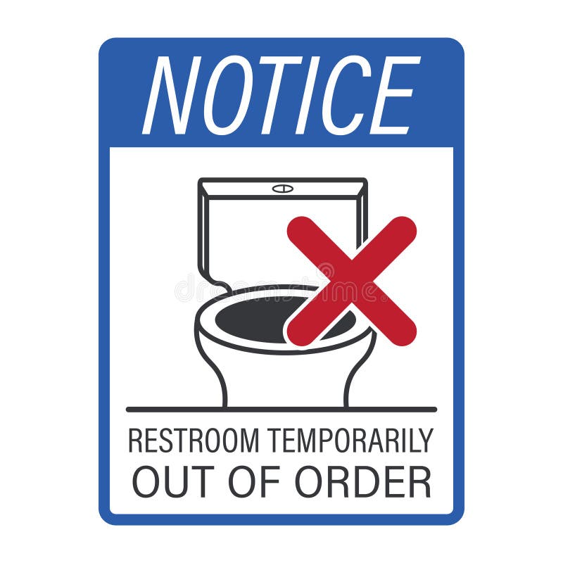 Out Order Toilet Stock Illustrations – 101 Out Order Toilet Stock ...