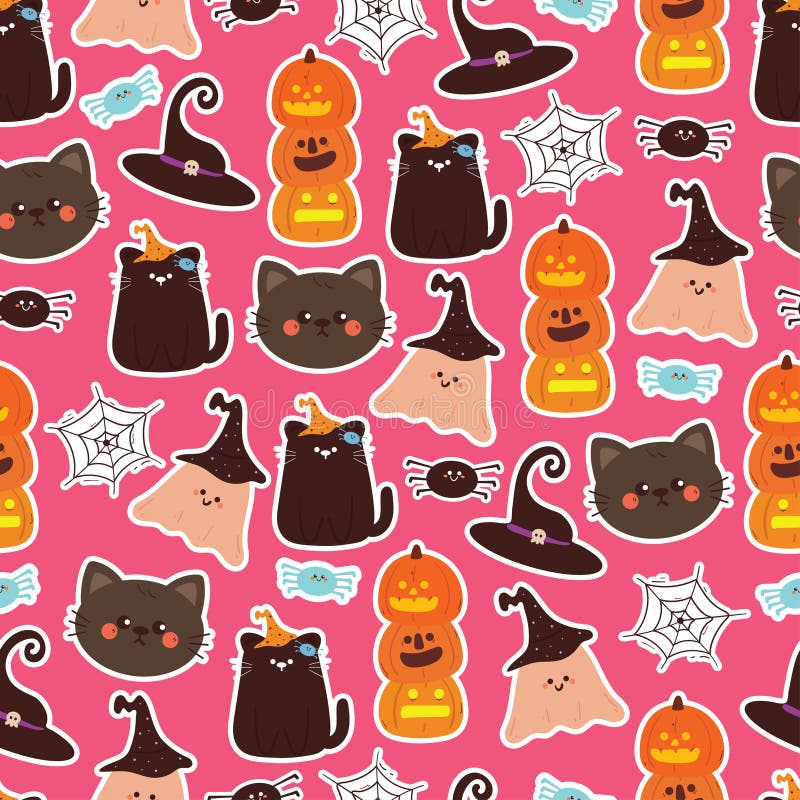 Cat Theme Seamless Pattern Stock Illustrations – 1,389 Cat Theme Seamless Pattern Stock ...