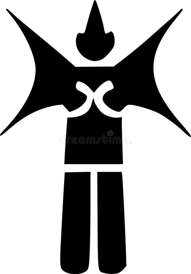 Illustration of a Evil Man Monster Icon Stock Illustration ...