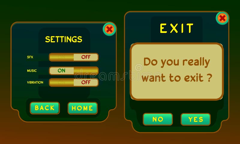 Setting Menu Icon Set, Vector Eps10 Stock Vector - Illustration of ...