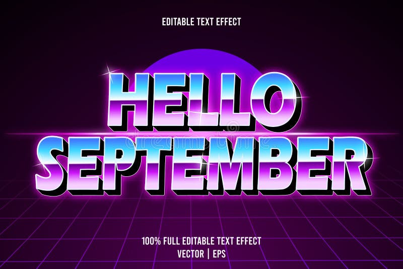 Hello September Purple Stock Illustrations – 113 Hello September Purple ...