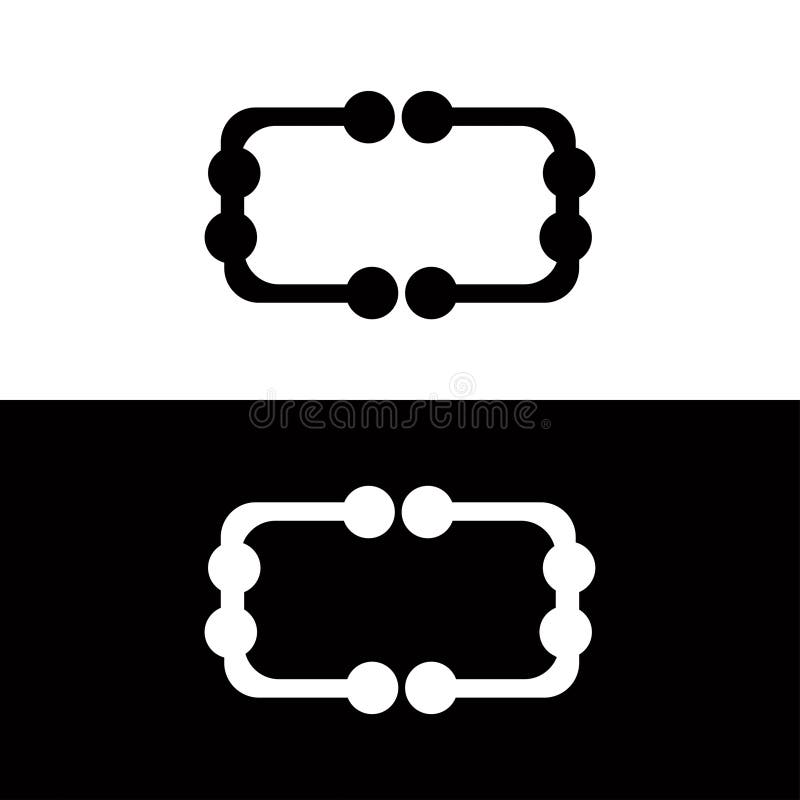 Rectangle Vector Logo Template Design Stock Vector - Illustration of ...