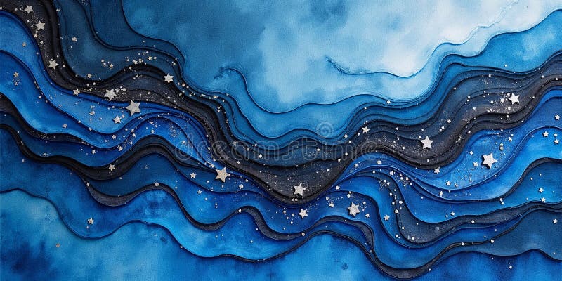 Art Image of Night Sky with Stars and Texture Background Stock Photo ...