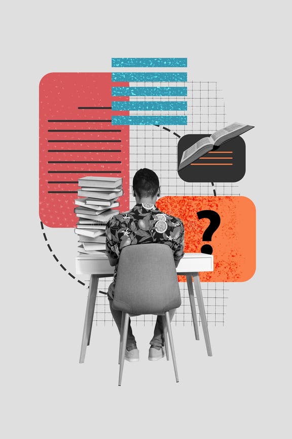 Workplace Book Workload Stack Question Mark Webpage Tab Multitask Stock ...