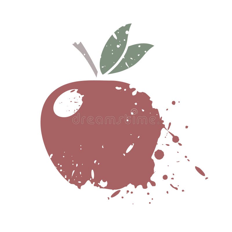 Poisonous Apple, Pencil Drawing Stock Illustration - Illustration of ...