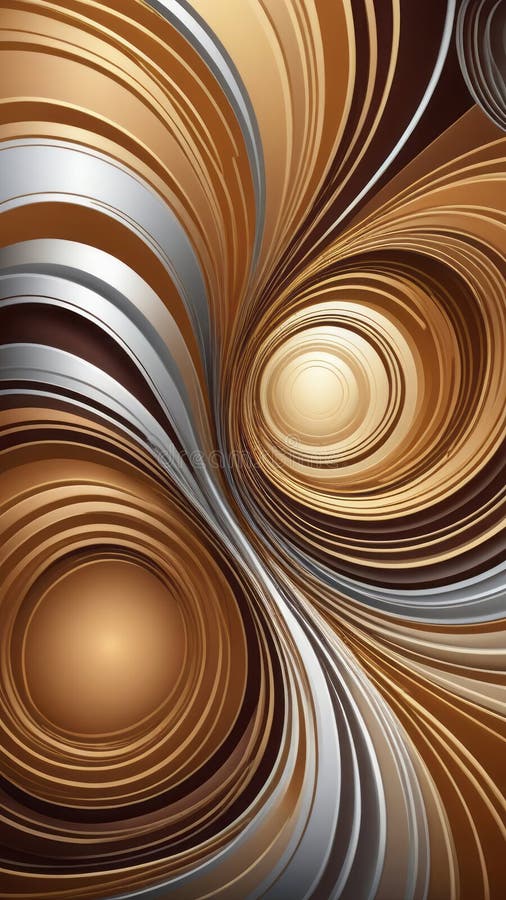 Art for Inspiration from Swirled Shapes and Silver Stock Image - Image ...