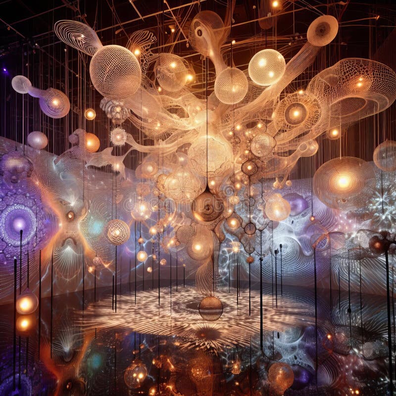 72 8. an Art Installation Featuring Rar E and Un Usual Lig Hting Te ...