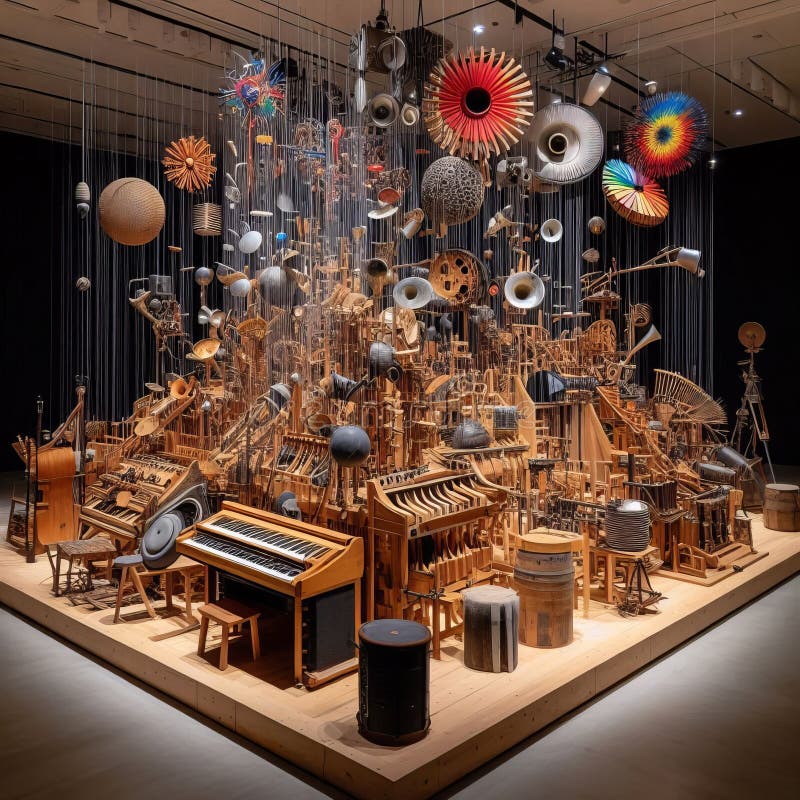 71 13. an Ar T Installation Featuring a Sound S Culpture Created F ...