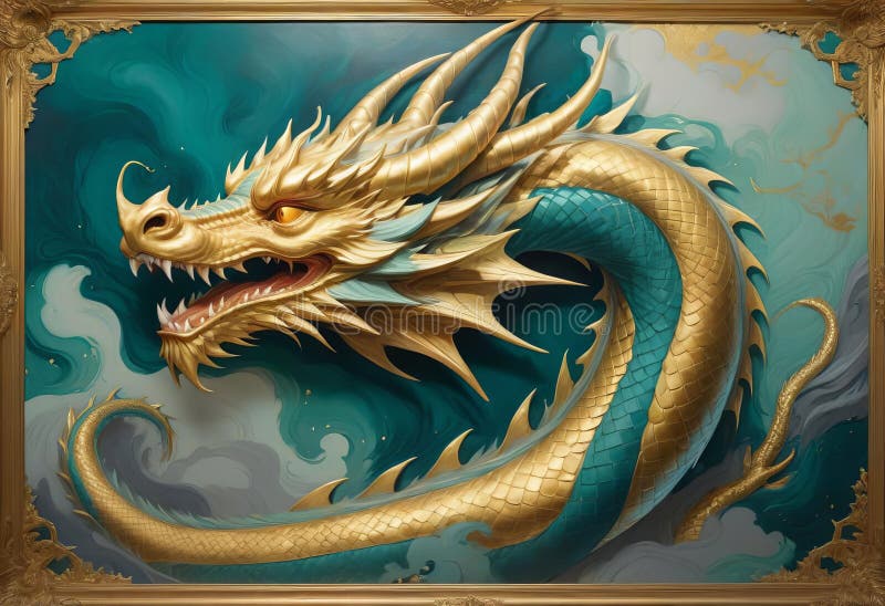 The Art of Intricate Designs with Dragon Stock Illustration ...