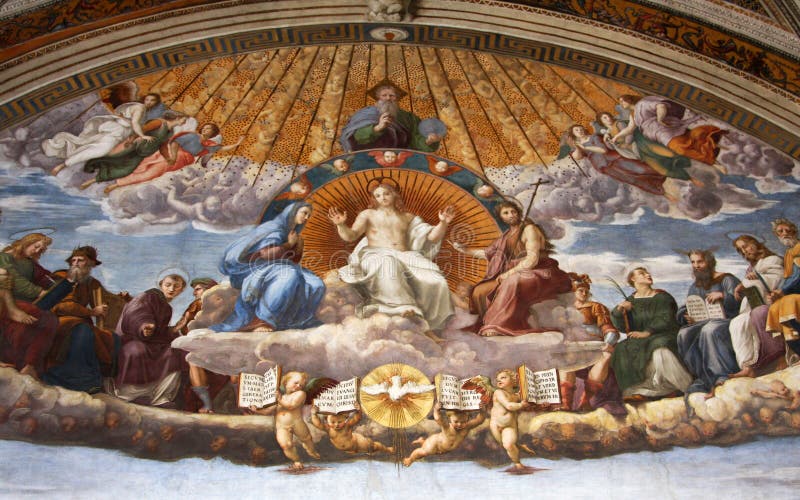 Art of Italy in Vatican editorial stock image. Image of raphael - 22760189