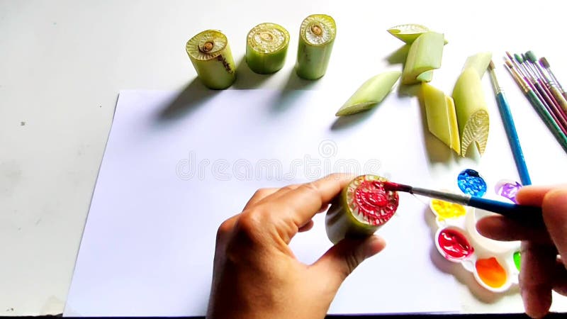 Art for Kids Beginner Step One. Stock Video - Video of color, hobbies ...