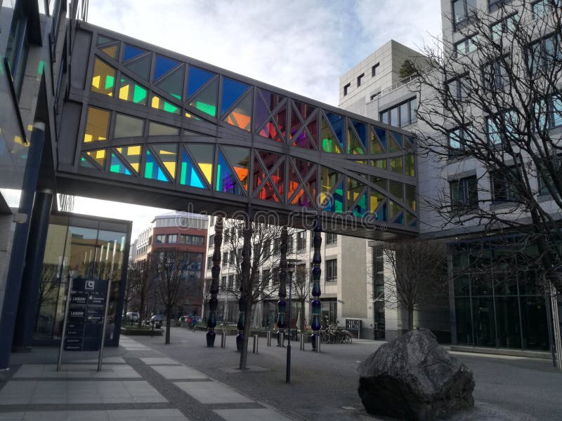 Art in Leipzig. stock photo. Image of street, colors - 88460564